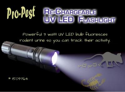 Pro-Pest UV LED Rechargeable Flashlight